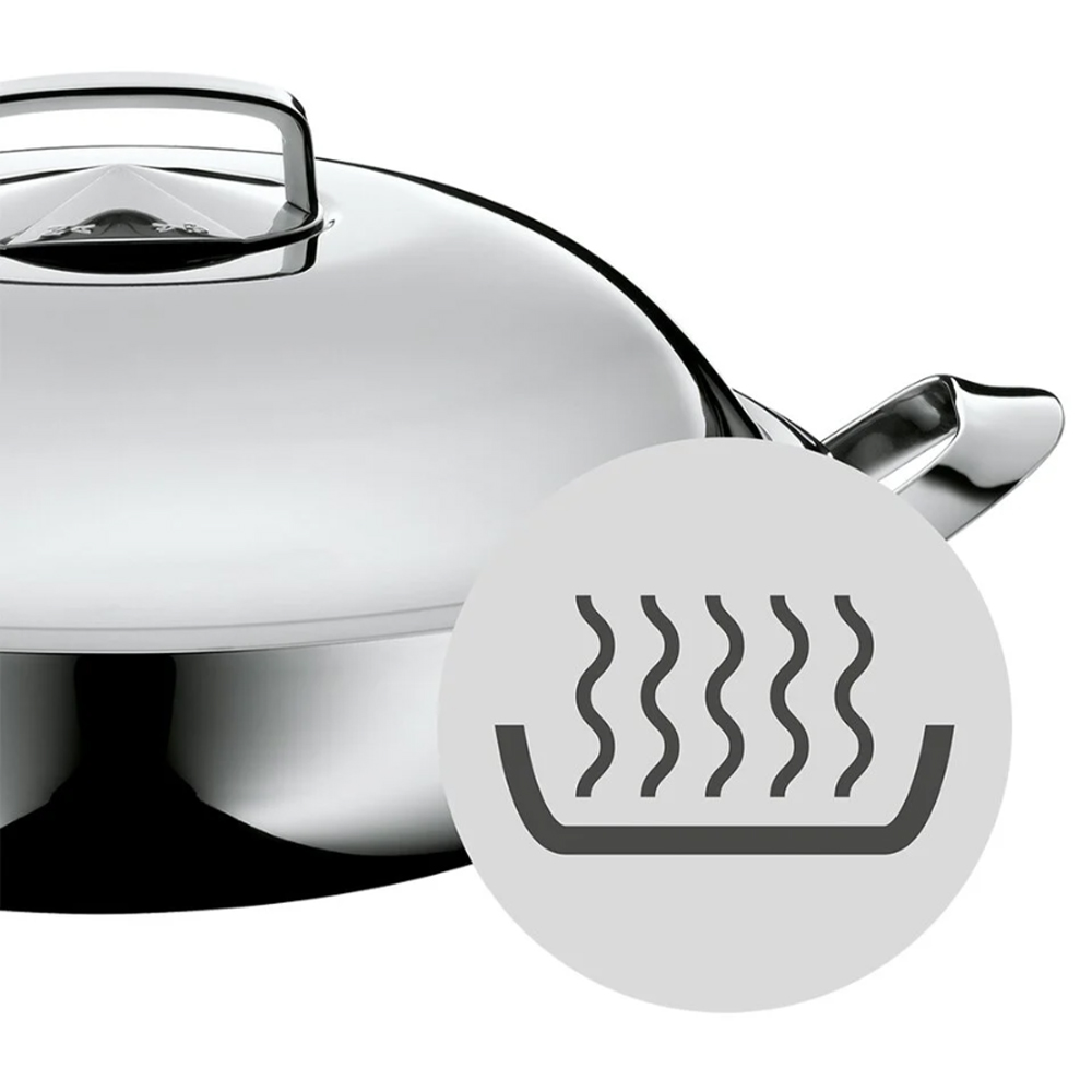 WMF Chinese Deep Wok with Lid - (32CM) [Model: 0795036040] - Cookware ...
