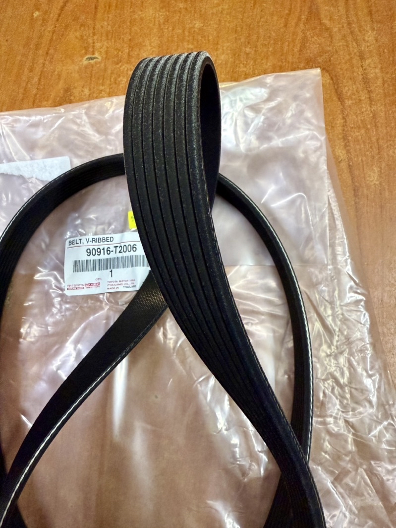TOYOTA HILUX KUN25 KUN26 FAN BELT 90916-T2006 7PK1516 ORIGINAL READY ...