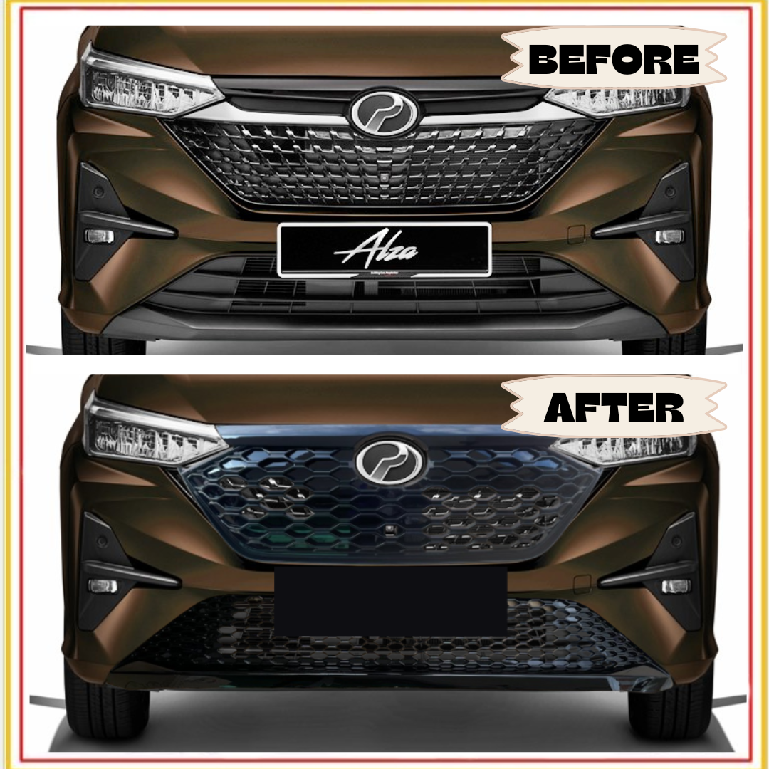 Perodua Alza 2022-2025 Front Grill Glossy Black Grilled Plug And Play ...