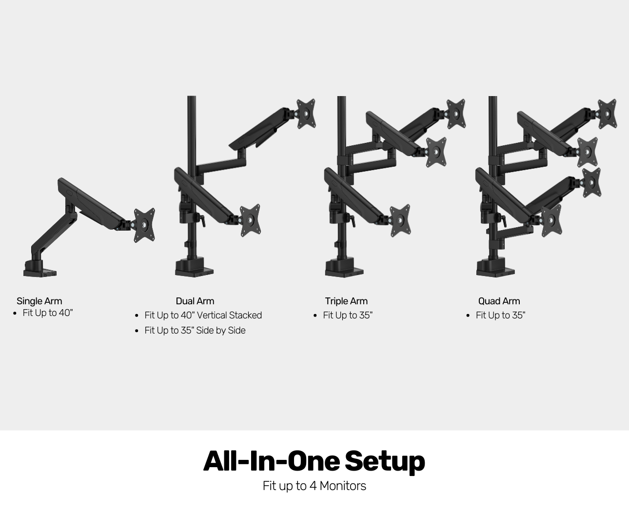 the Aryl™ Flex Dual Stackable Monitor Arm | Shopee Malaysia