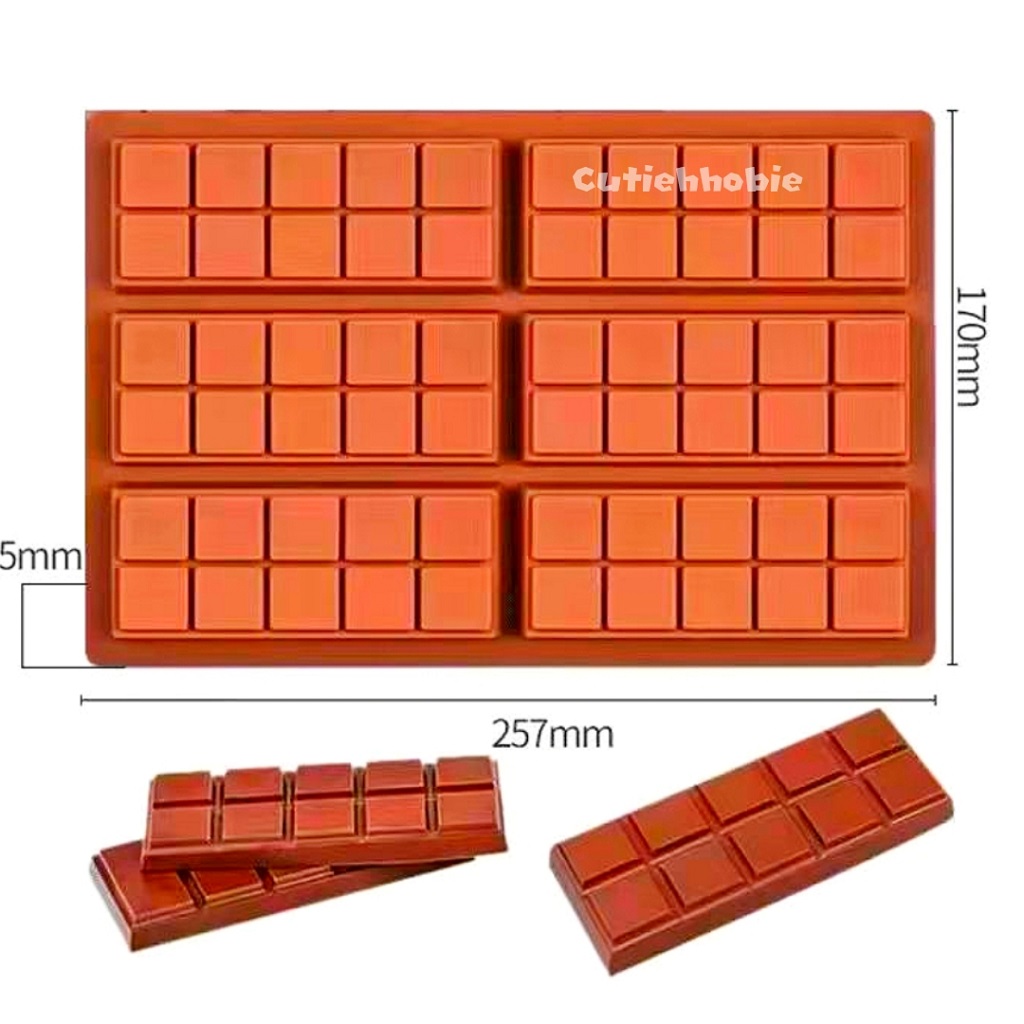 Silicone Chocolate Mould Dubai Coklat Silikon Bar Mold Baking Jelly ...