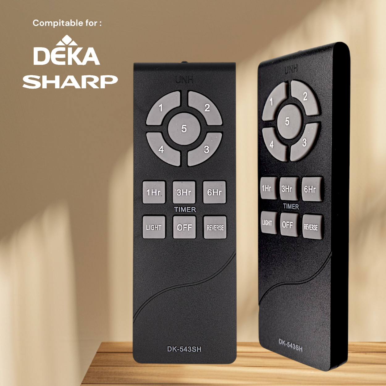 Compatible For DEKA SHARP KRONOS SBE Ceiling Fan Remote Control ...