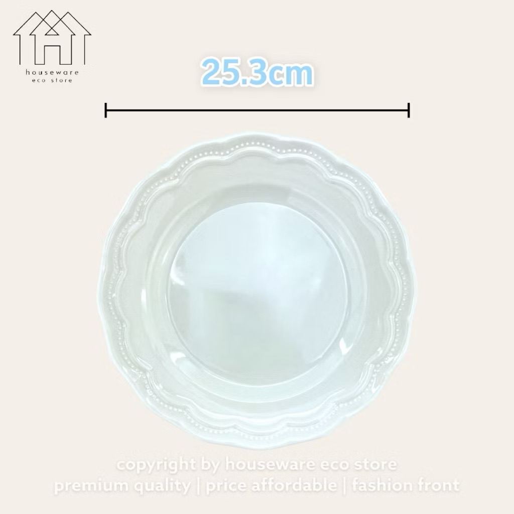 Melamine Round Flower Plate / Dish Disc Food Plate Buffet Deep Plate ...