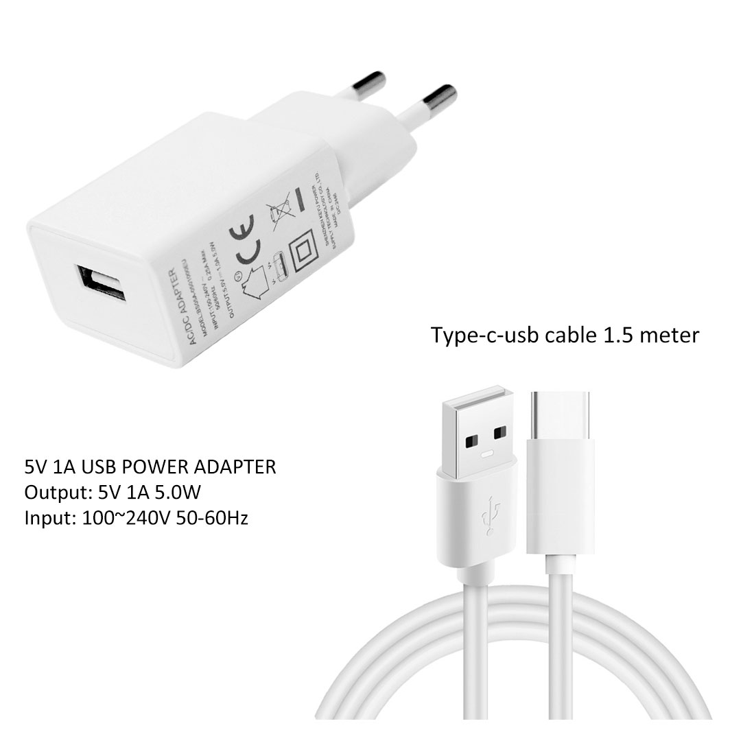 USB Power Adapter 5V 1A + Micro-usb Cable 1.5 meter for SriHome CCTV ...