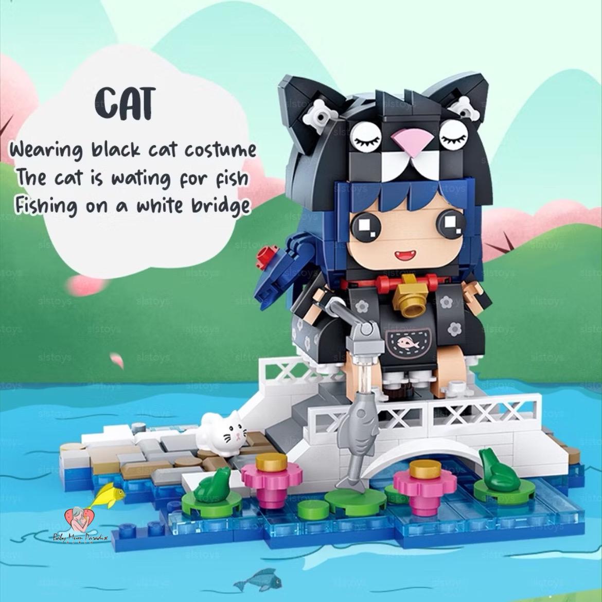 LOZ IDEAS Mini Block 1662 / 1663 / 1664 / 1665 Animal Kingdom Cartoon Character Building Brick ...