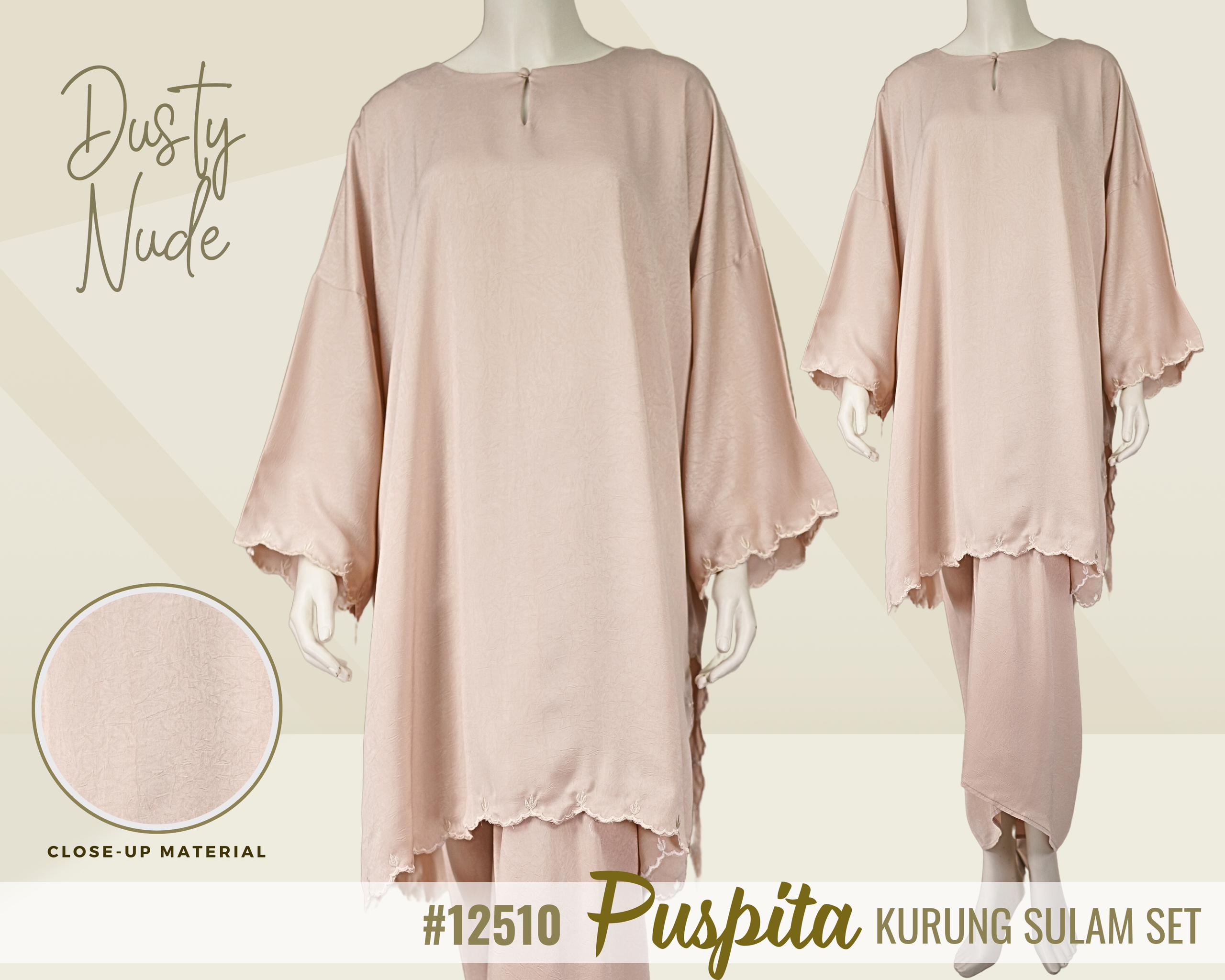 JJ COUTURE PUSPITA KURUNG SULAM SET KOLEKSI RAYA 2025 | Shopee Malaysia