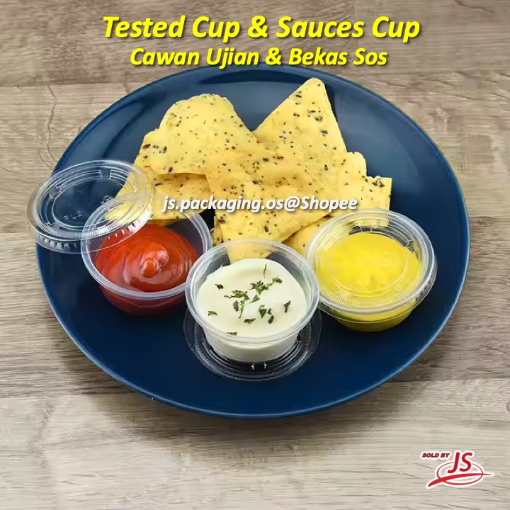 1oz/1.5oz x 100Pcs/Pkt Disposable PP Plastic Testing Sample Cup Clear ...