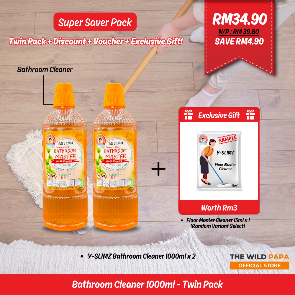 Y-Slimz Bathroom Master 1000ml With Tea Tree Oil No Stickiness No ...