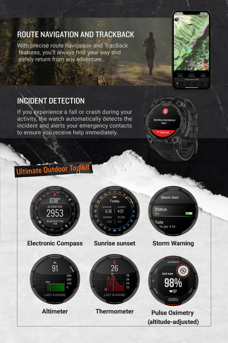 [ BARU ] Garmin Instinct 3 - Jam Tangan GPS dengan Paparan Layar AMOLED ...