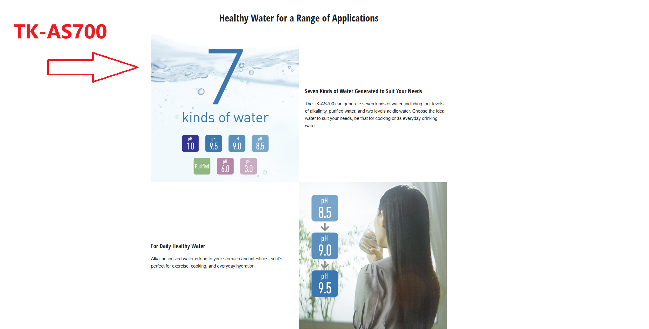 Panasonic Micro Filtration Alkaline Ionizer TK-AS500-ZMA /TK-AS700-ZMA / TK-AS500C Pengion Air ...