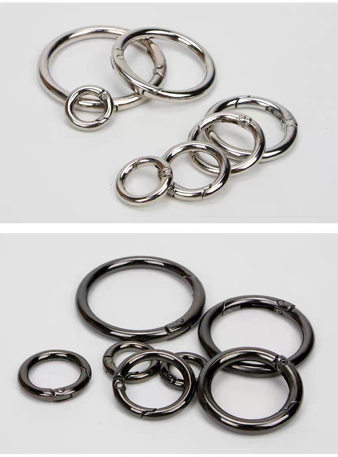 1pc Open O Ring Spring Buckle Gantung Kunci O Ring Key Ring Handbag Bag ...