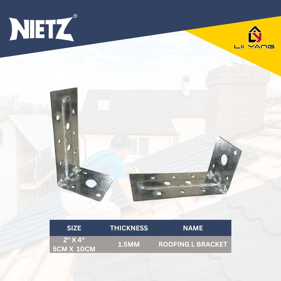 Roofing L Bracket 2 x 4 L Bracket Besi Bumbung Truss L Bracket Besi ...