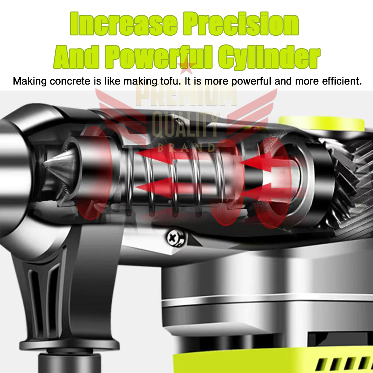 KELETOOL Rotary Hammer Drill Demolition Hammer Heavy Duty Concrete ...