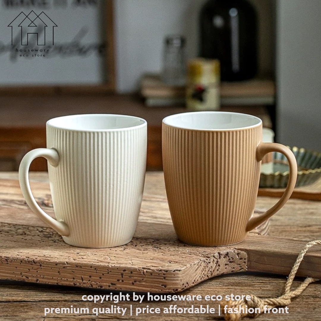 Pastel Macaron Color Ceramic Mug Matte Nordic Coffee Cup Tea Cup Cawan ...