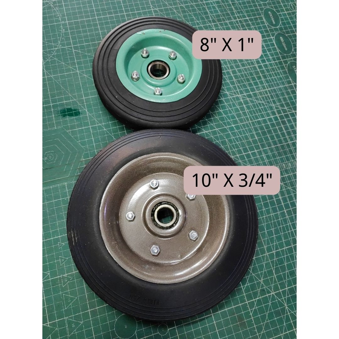 Solid Heavy Duty Trolley Tyre / Replacement Wheel (1pc) / Penggantian ...