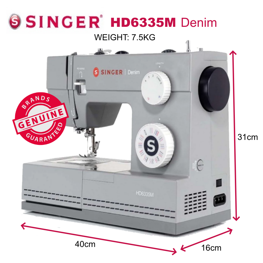 Singer HD6335M Denim / Singer 5523 / Singer 4423 Heavy Duty Sewing ...