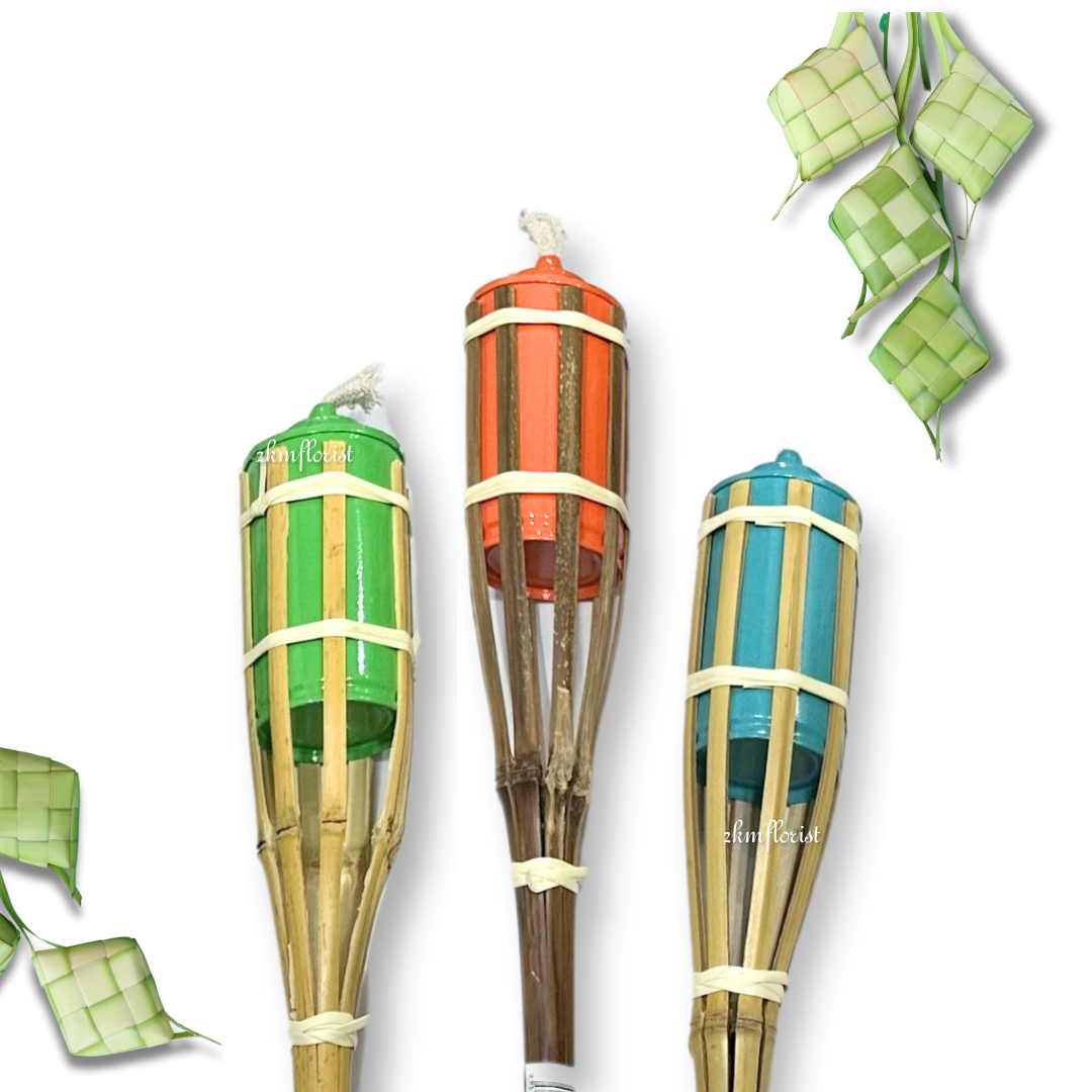 90cm PELITA BULUH Raya Pelita Buluh Minyak Tanah Lampu Hari Raya 2025 ...