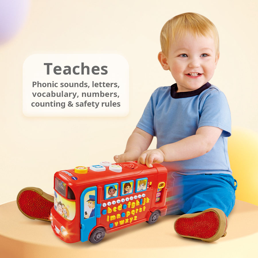 VTech Playtime Bus English Phonics Electronic Learning Toys Preschool ...