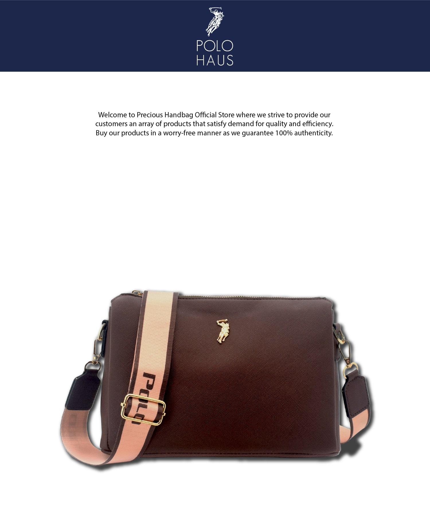 Polo Haus PHZA Beg Selempang Rekaan Baru | Shopee Malaysia