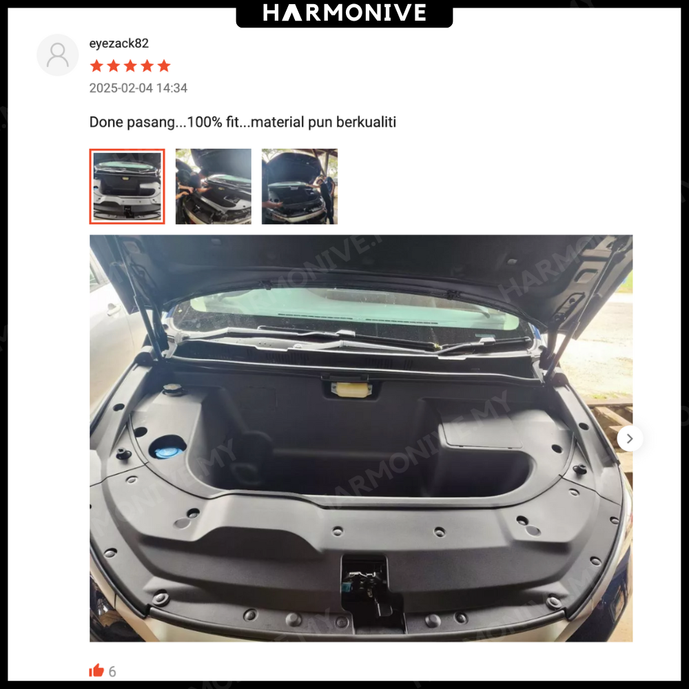 Harmonive Frunk Storage Box BYD M6 (2024-Present) | Shopee Malaysia