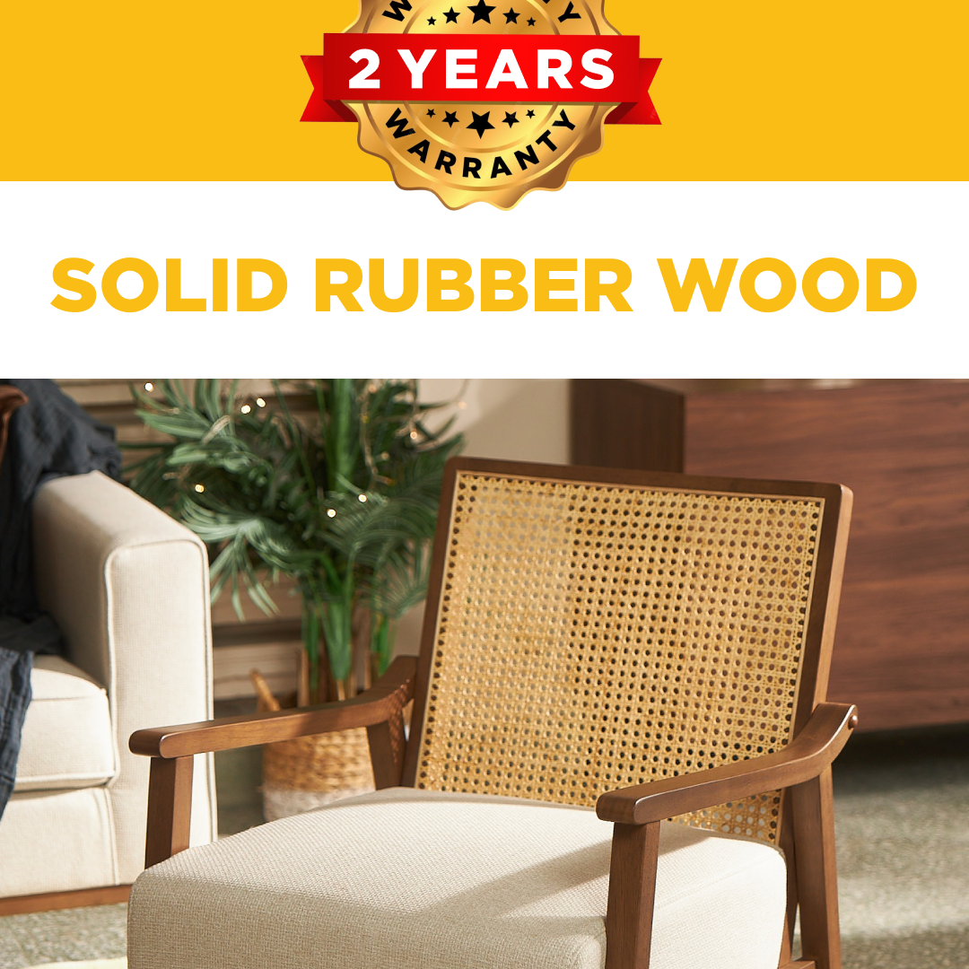 Kerusi Berlengan Rotan Asli VADMIR Armchair Rattan Lounge Chair Modern ...