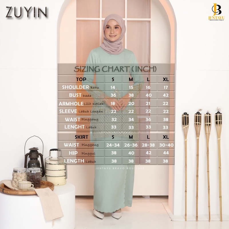 Zuyin Kurung Moden Exclusive | Shopee Malaysia
