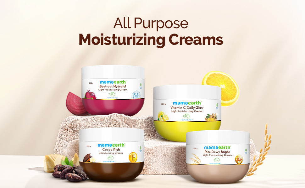 Mamaearth Rice Dewy Bright Light Moisturizing Cream for Skin ...