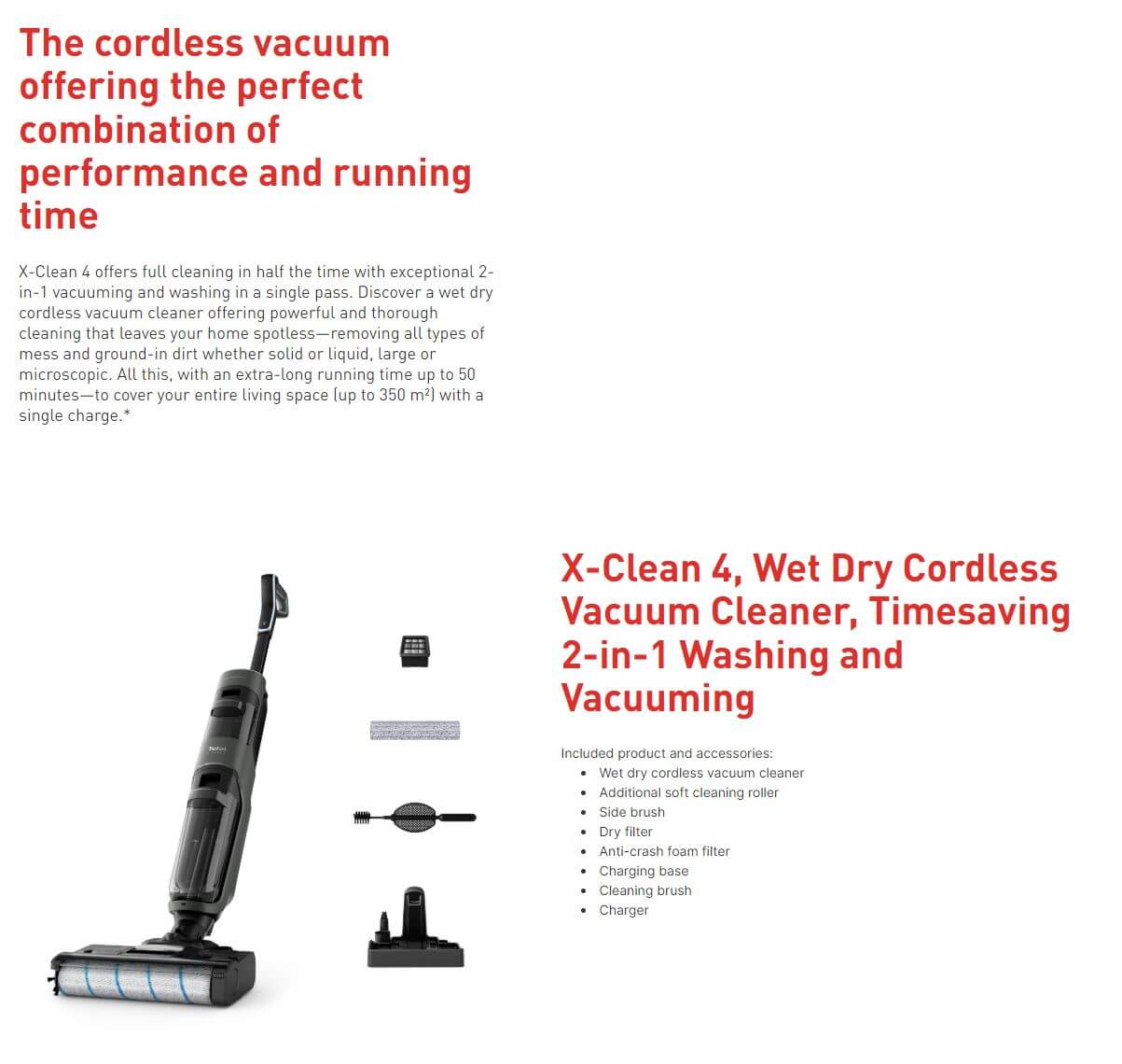 Tefal GF5035 Wet & Dry Vacuum Cleaner X-Clean 3.0kg | Shopee Malaysia