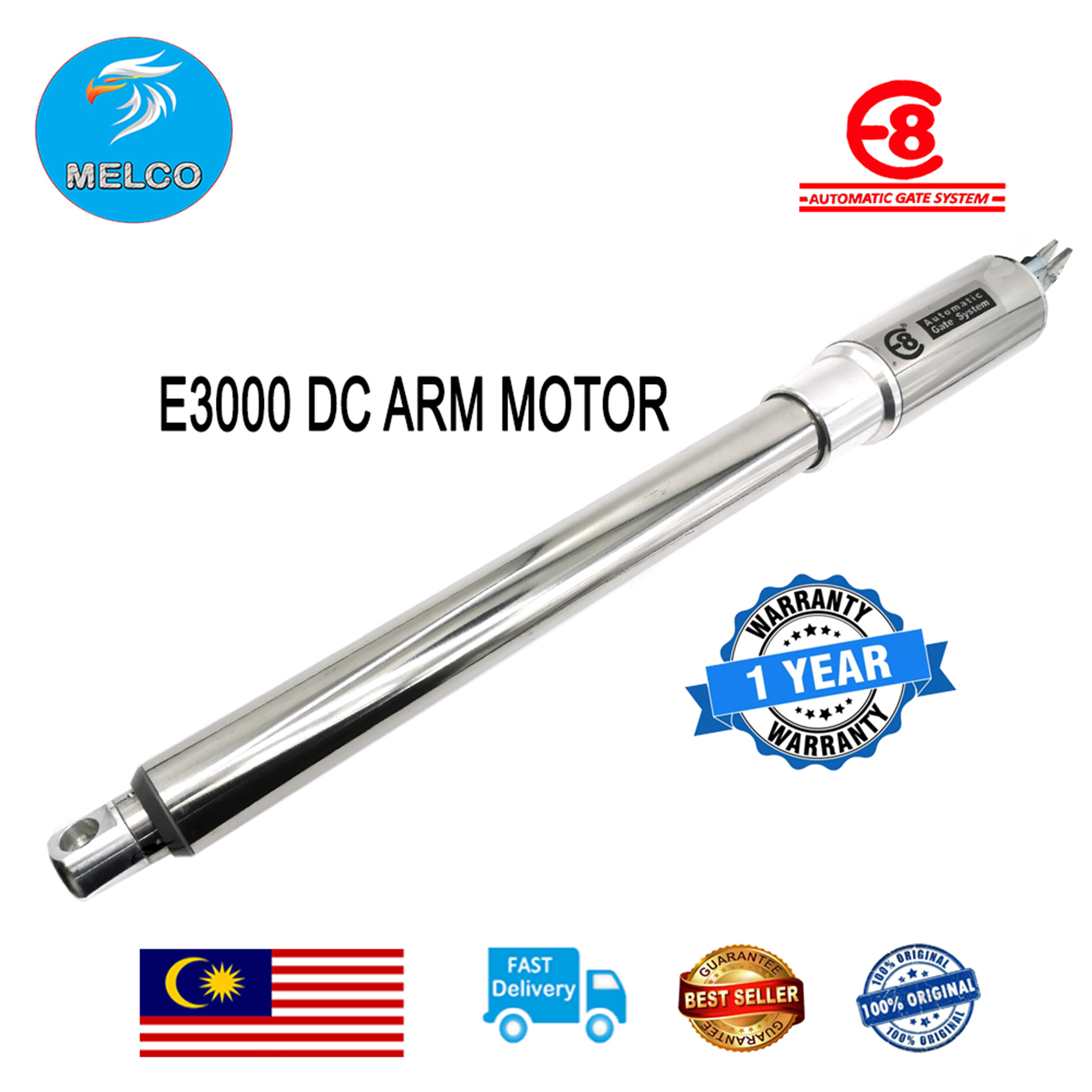 E8 E3000 680MM SWING ARM AUTOGATE (1PC MOTOR ONLY ) auto gate system ...