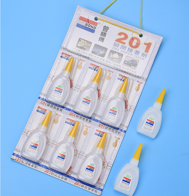 6 pcs 201 Asli 502 Gam Super / Super Glue Cyanoacrylate Adhesive (30g ...