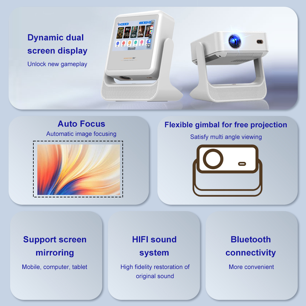 KTV touch screen 4K portable projector A5Pro learning machine Tablet ...