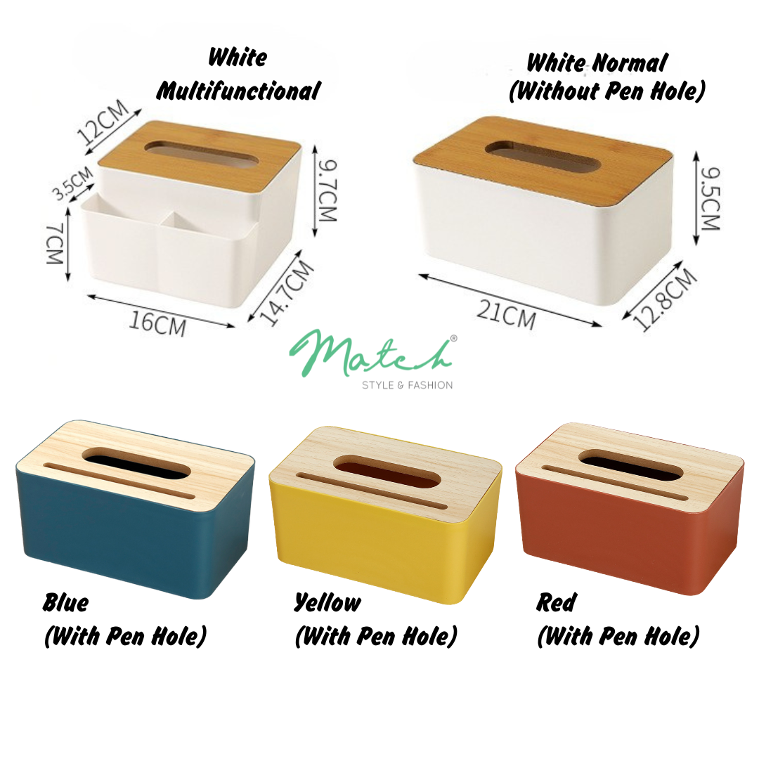Tissue Box Muji Style Wooden Tissue Holders Living Home Organizers ...