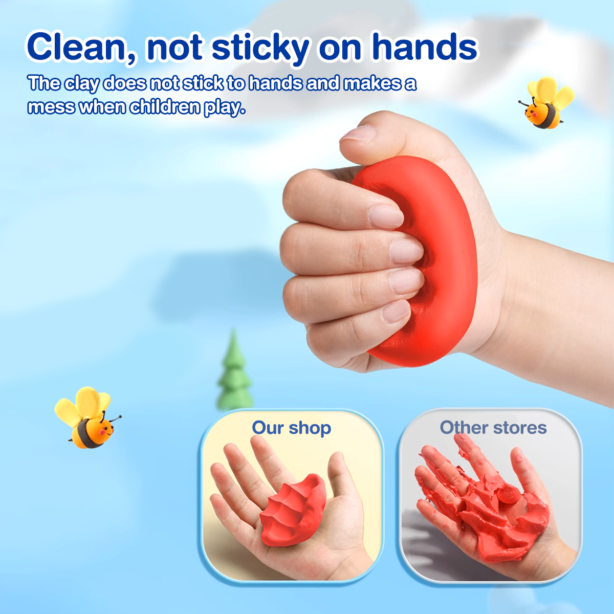 Ultra Light Clay 24/36 Colors Rubber Clay Child Non-toxic Colored Clay ...