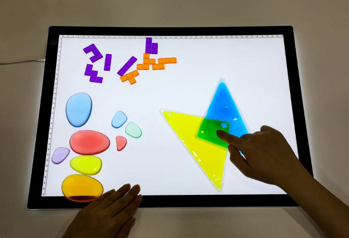 LED Light Board A3 for sensory play and tracing visual and tactile ...