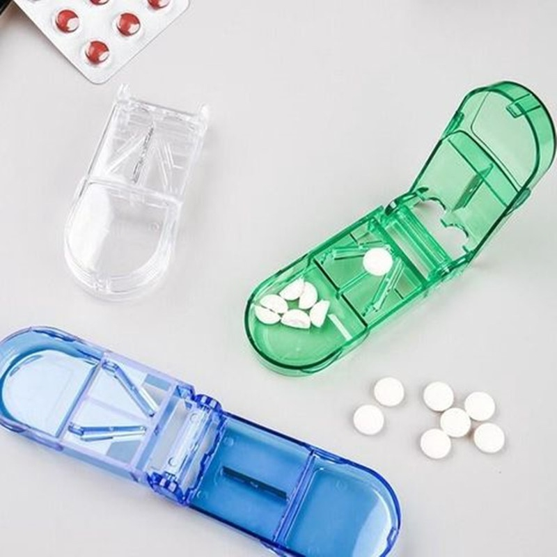 [Ready Stock] Portable Transparent Plastic Medicine Tablet Pill Cutter ...