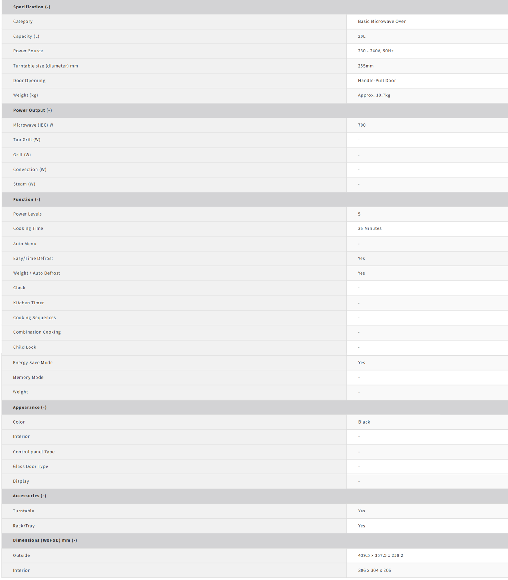 【NEW MODEL】Sharp Microwave Oven 20L R211MBK | Shopee Malaysia