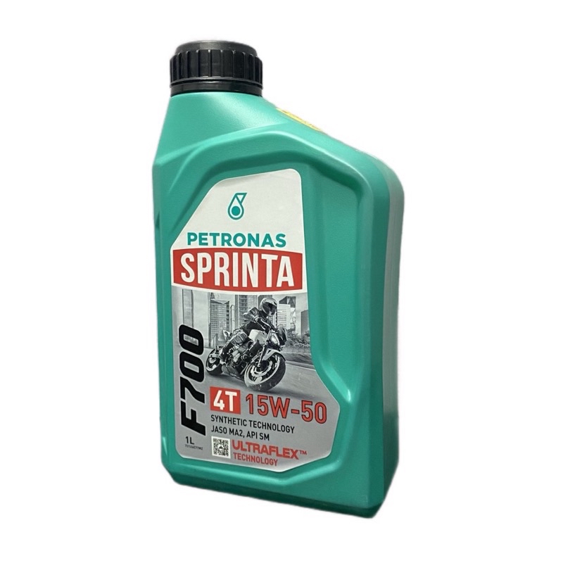 PETRONAS SPRINTA ENGINE OIL F700 4T 15W-50 SEMI SYNTHETIC 100% ORIGINAL ...
