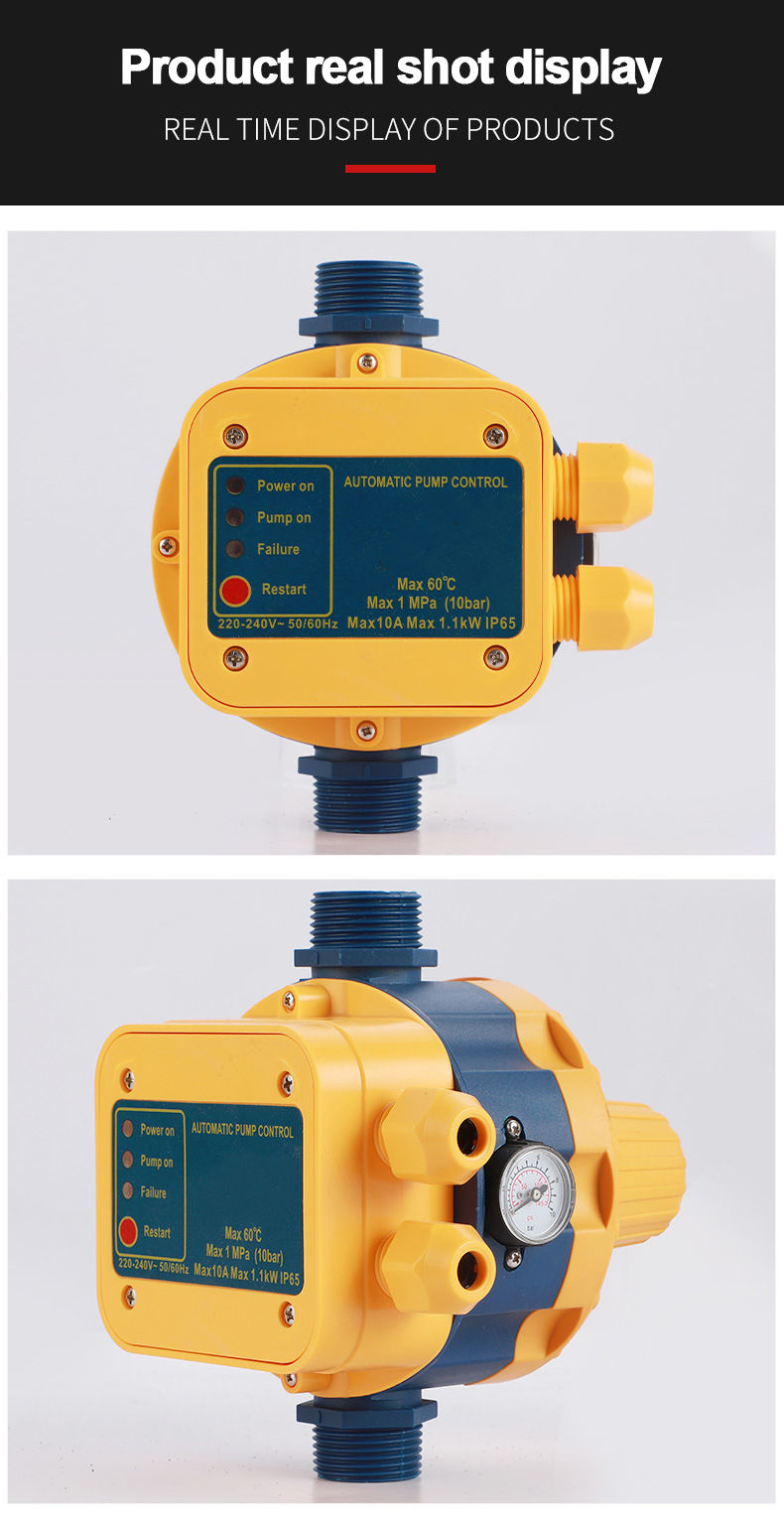1500W Water Pump Pressure Controller Water Pump Control Self-priming ...