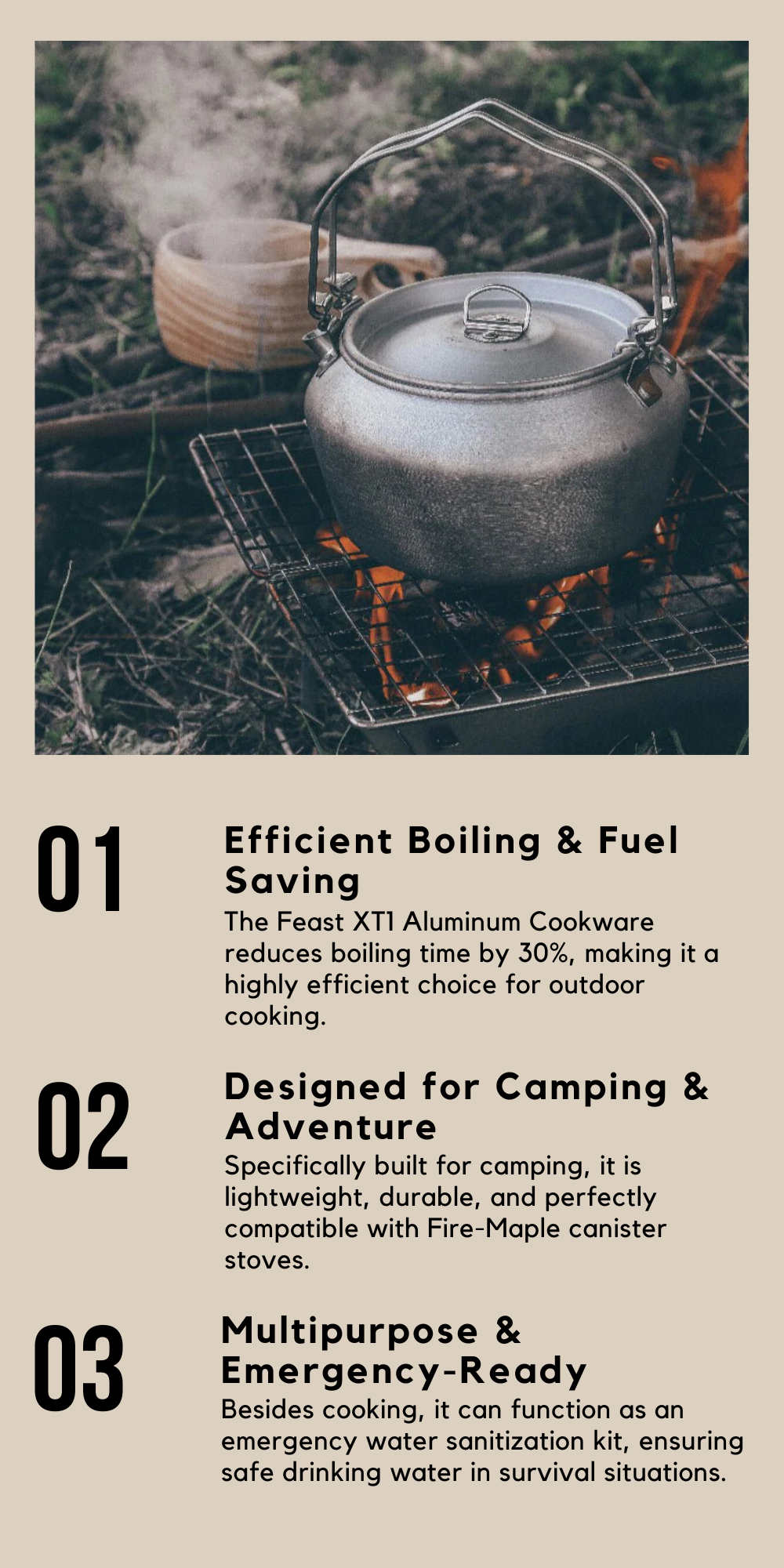 FIREMAPLE Nimbus 1.2L Aluminium Kettle | Shopee Malaysia