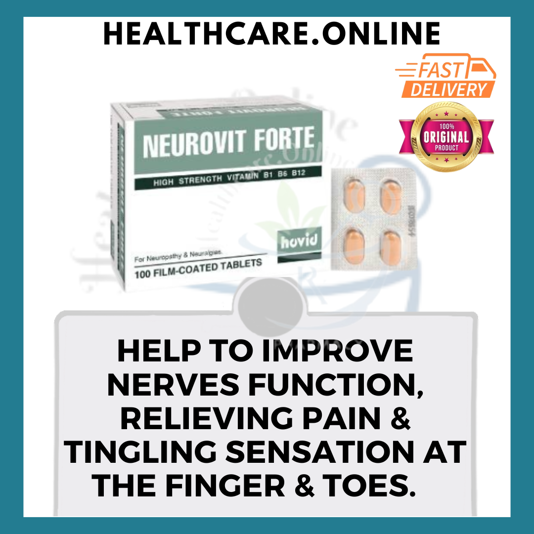 HOVID NEUROVIT FORTE VITAMIN B1 , B6 , B12 [ 1 x 10's ] [ 3 x 10's ...