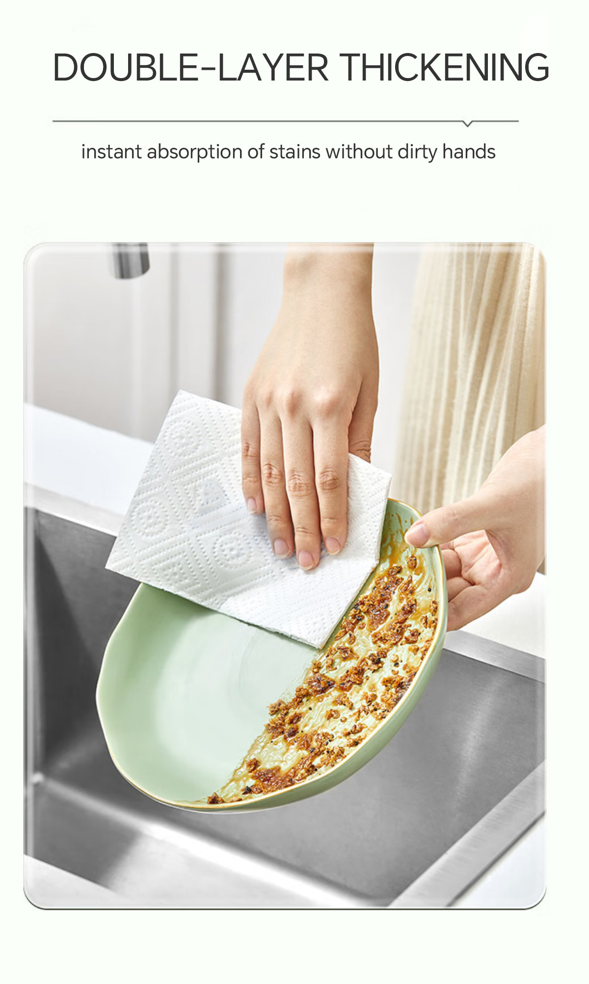 [3 Pek]Carina Kitchen Towel Pull-up Towel Hanging Removable ...