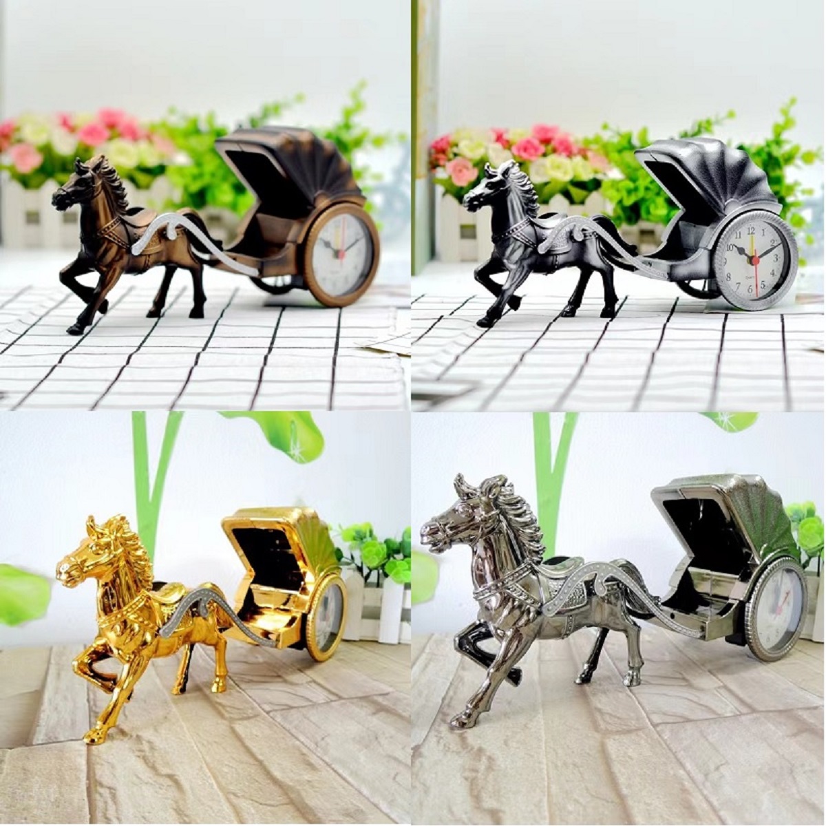 Vintage Vehicles Design Alarm Table Clock Jam Loceng Reka Bentuk ...