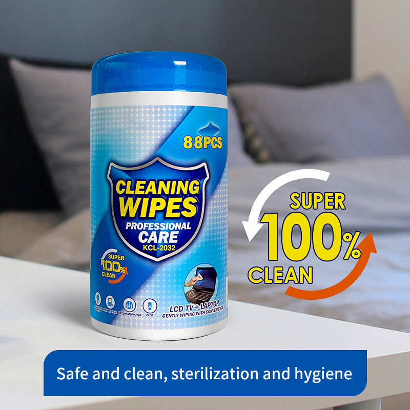 88pcs/box Screen cleaning wipes Soft anti-static cleaning wipes For ...
