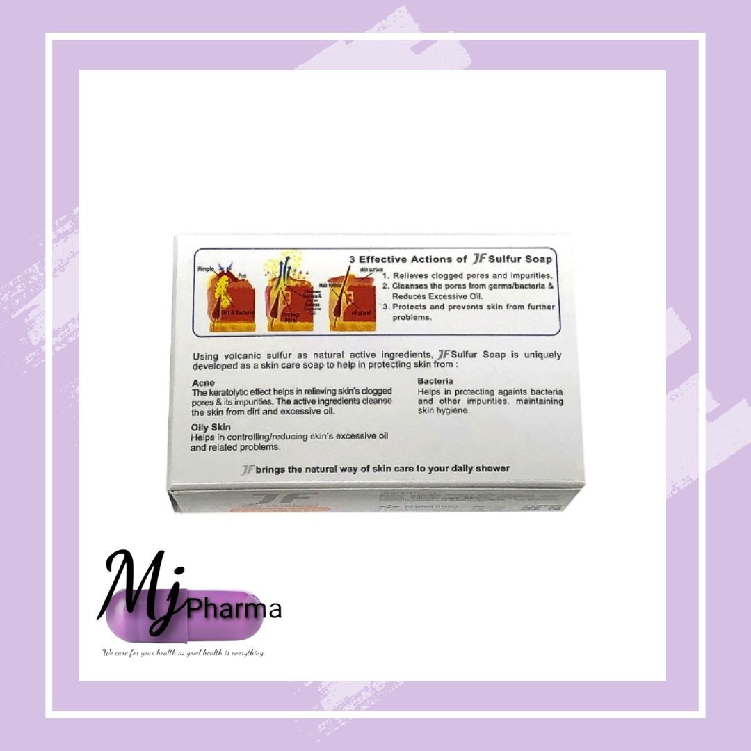 JF Skin Solutions Sulfur Sulphur 10% Anti-Acne Face & Body Care Soap ...