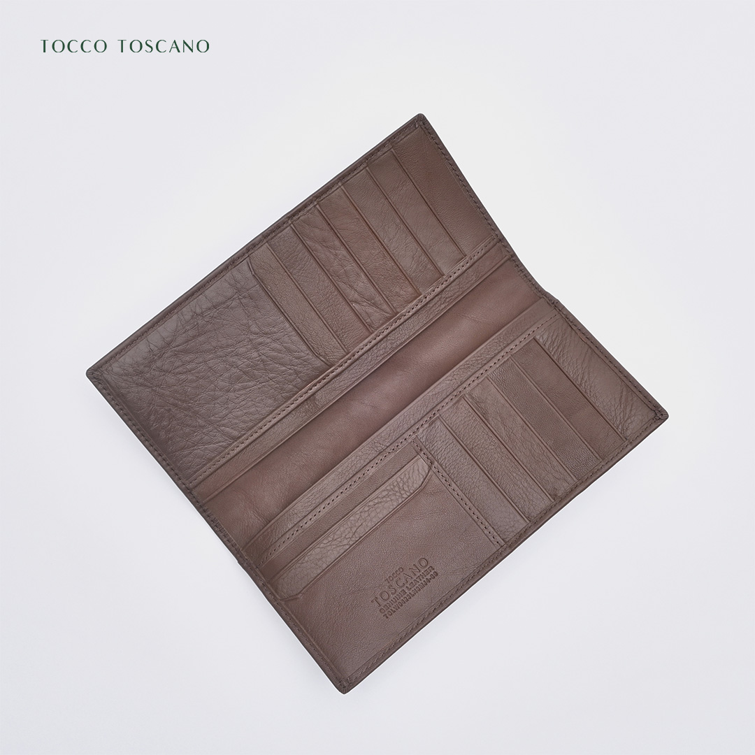 Tocco Toscano Men Leather Long Wallet - TGLW0423LN3MJ4 | Shopee Malaysia