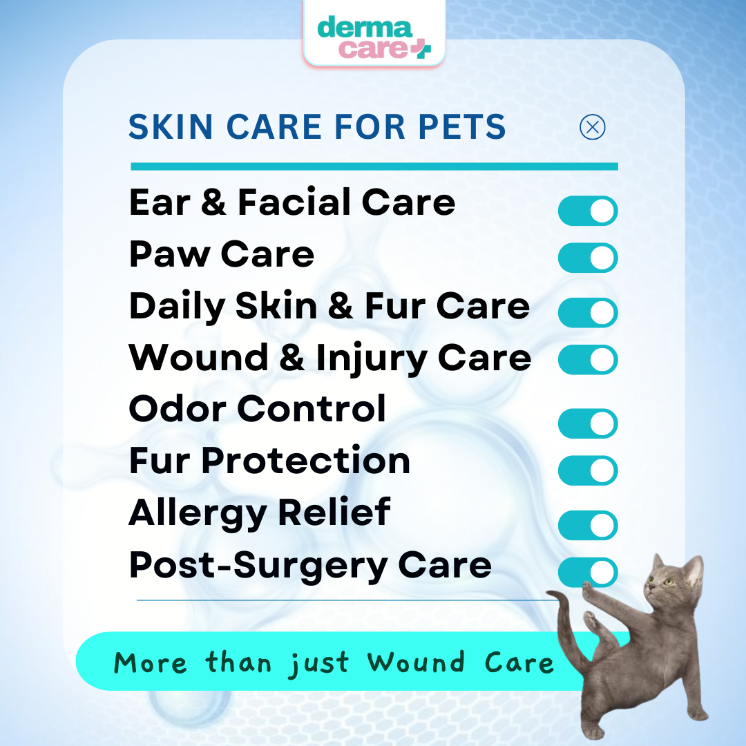 DERMACARE HOCL Multipurpose SkinCare & Fur Coat Daily Care for Cat Dog ...