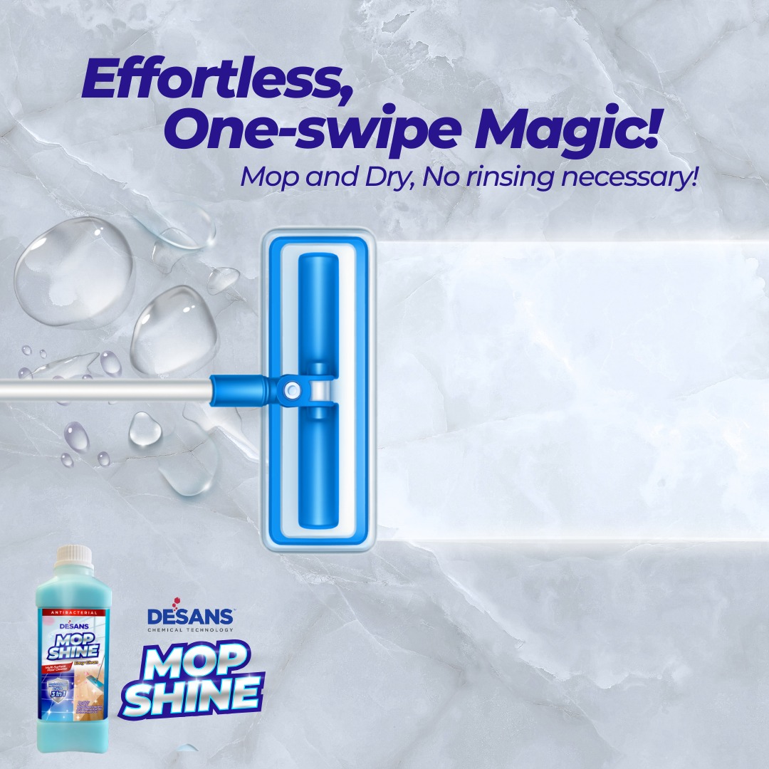 DESANS Mop Shine Floor Cleaner 1000ml | Anti-Bacterial | No Rinse ...