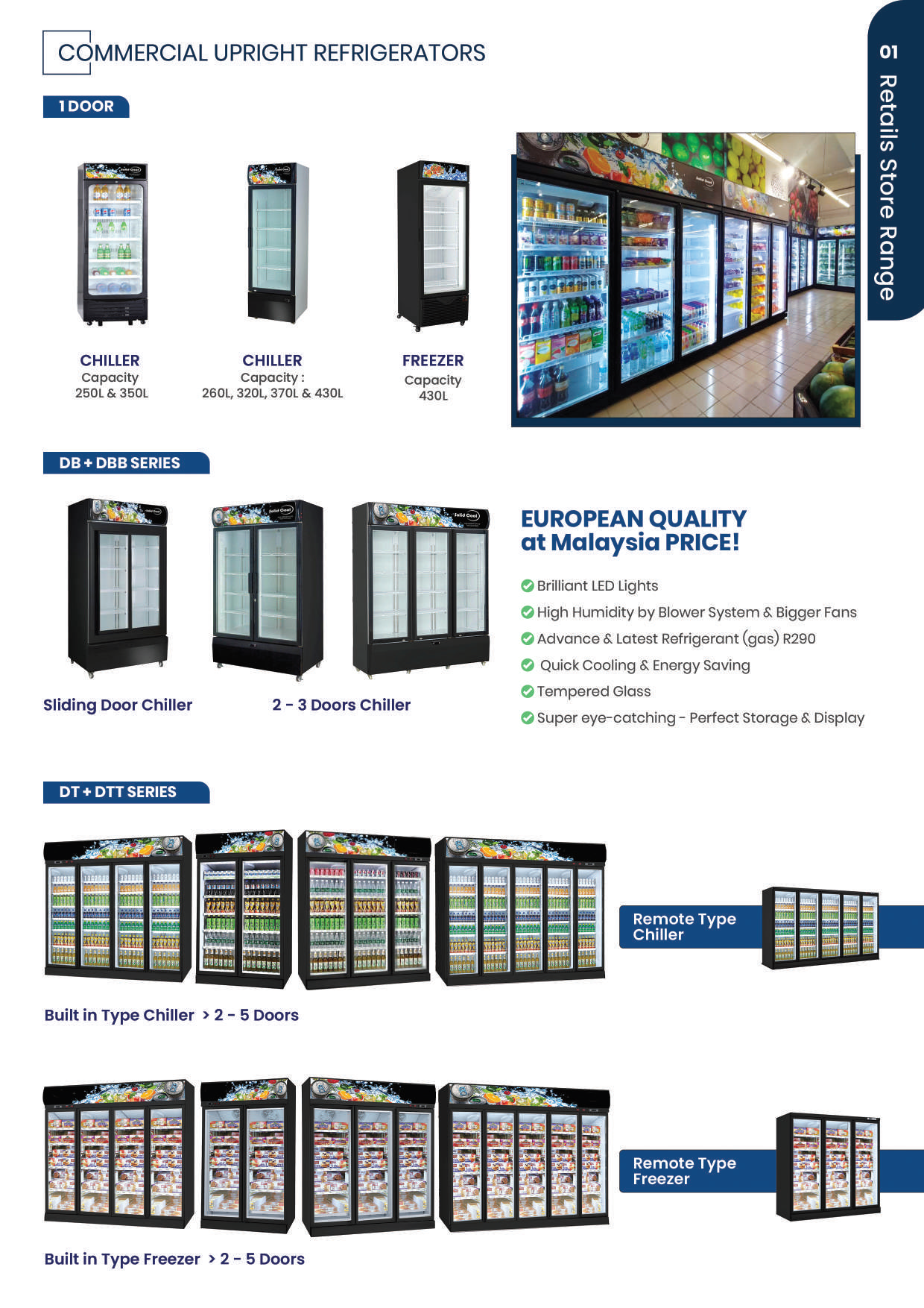 [ SOLID COOL ] 3 DOOR FREEZER MODEL: 3DTF | Seafood Frozen Food Display ...