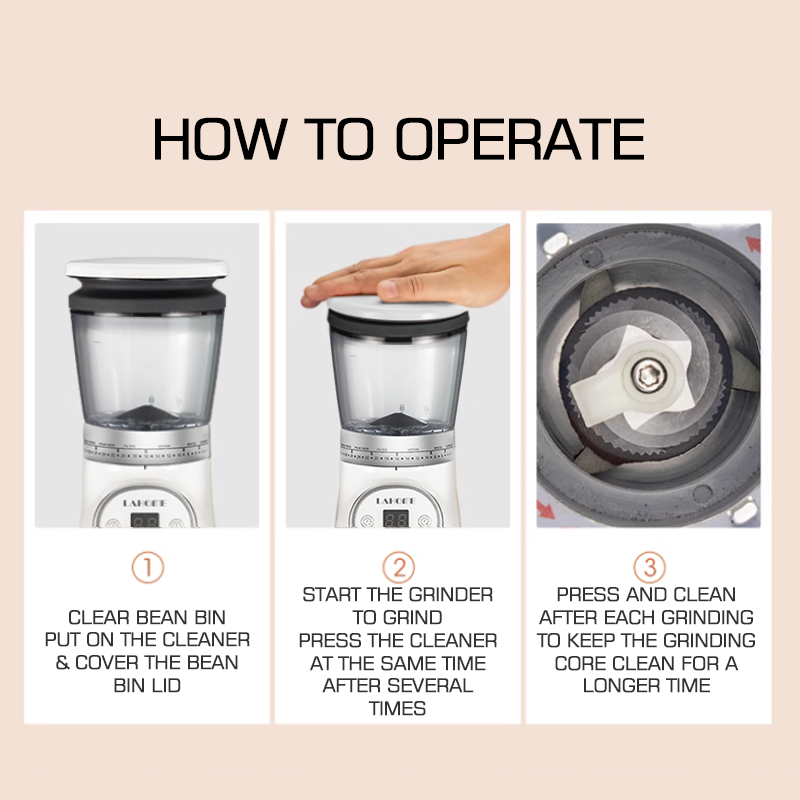 Soft Silicone Single Dose Hopper Bellow Coffee Grinder Bean Air Blower ...