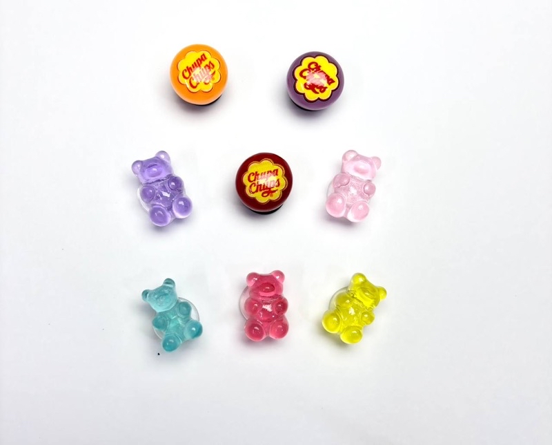 5 pcs Random Jibbitz Kasut Jibbitz Glow In the Dark Jibbitz Cartoon 3D ...